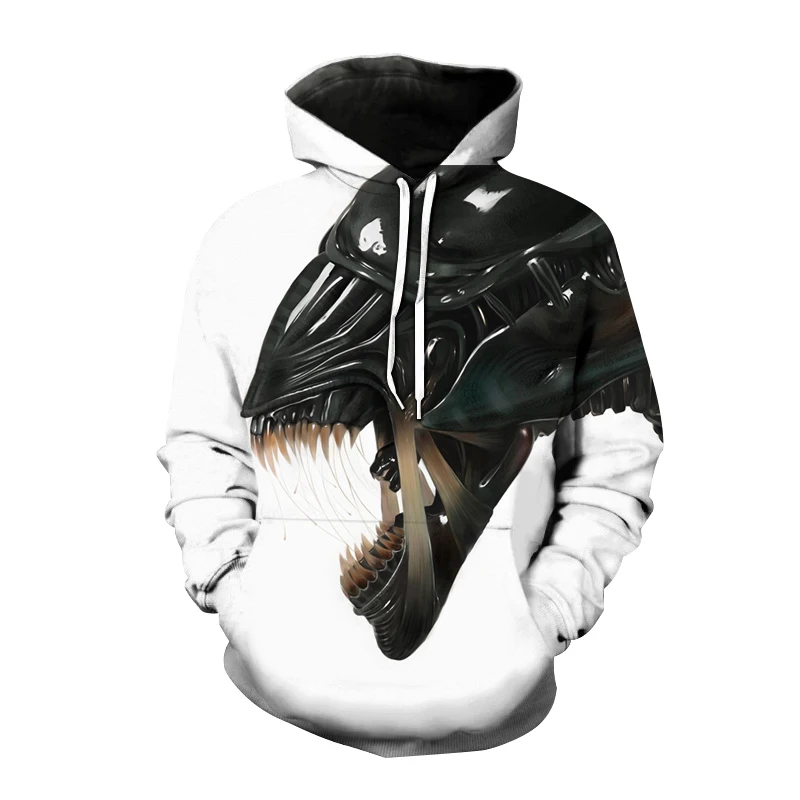 Sweatshirt 3d Alien | Alien Predator | Pullover | Hoodies | Coats ...