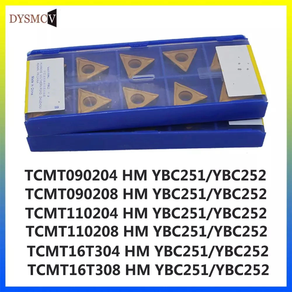 TCMT090204 TCMT110204 TCMT16T308 HM YBC251 YBC252 High Quality Carbide ...