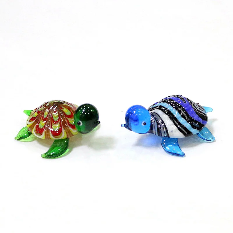 Glass Turtle Figurine Glass Sea Figurine Glass Figurine Figurines Art ...