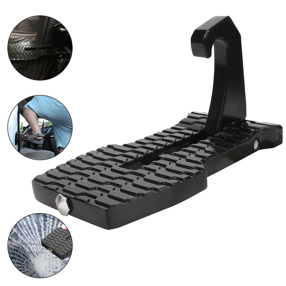 Aluminum-Alloy-Car-Auxiliary-Pedal-Roof-Car-Door-Step-Latch-Hook-With ...