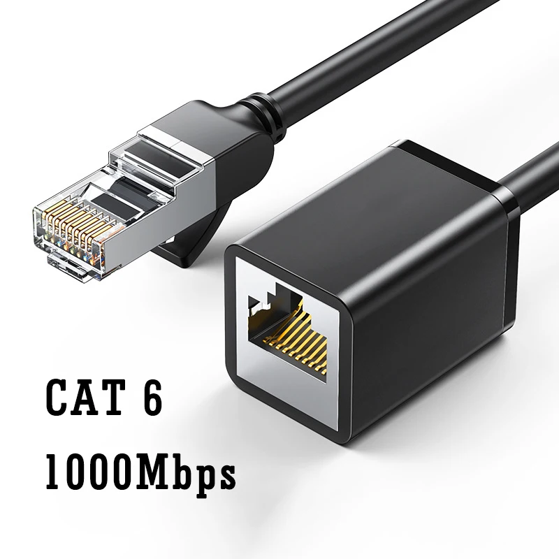 Network cable extension 1 2 3m Ethernet Extension Cable Adapter CAT 6 ...