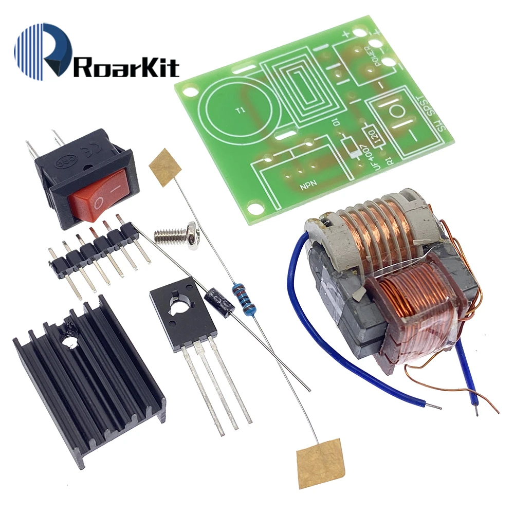 DIY High Voltage Coil 15KV High Voltage Arc Pulse Generator Kit - DIY ...
