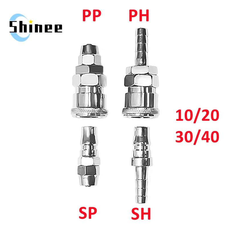 1pcs Pneumatic Fitting C Type High Pressure Coupling Pp20 Sp20 Ph20 ...