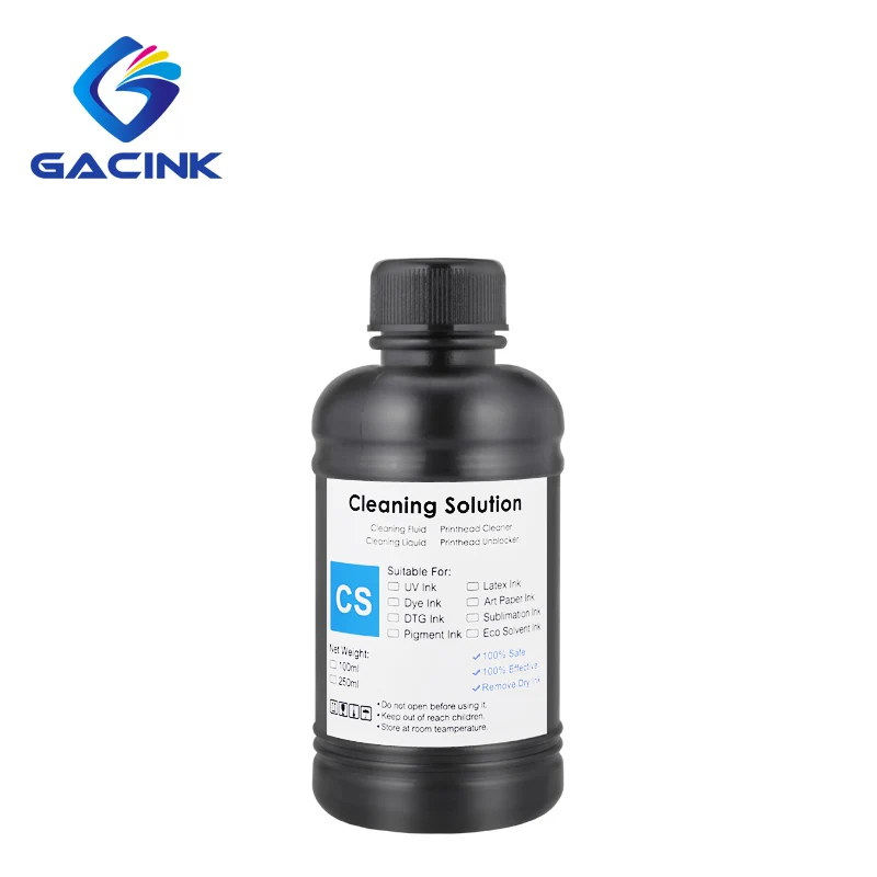 UV Ink Cleaning Solution 250ML For Epson Ricoh Mutoh Mimak Roland UV ...