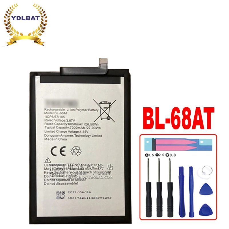 battery for TECNO BL-68AT BL-49JT BL-50CT BL-49HT BL-49GT BL-46AT BL ...