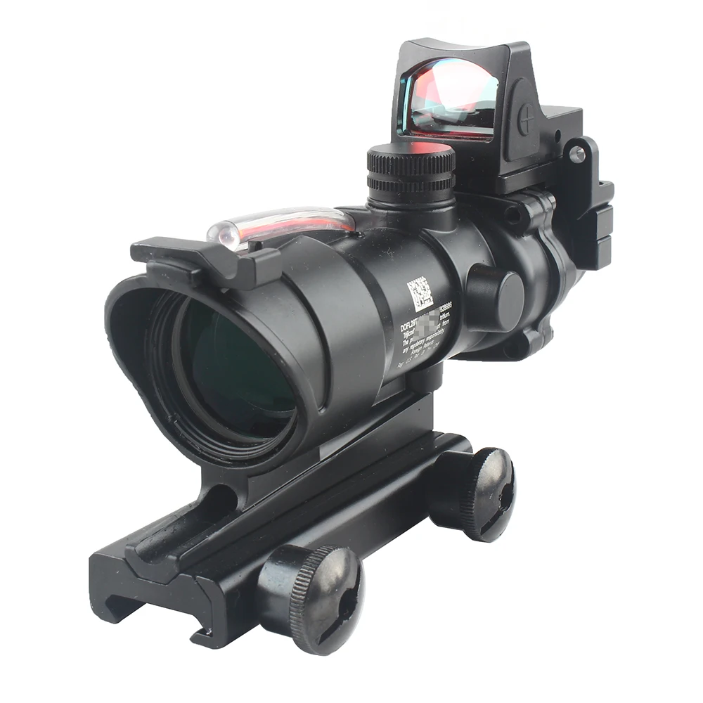 And 24 7 Services Rifle Scope ACOG 4x32 Fiber Red Green Illuminated