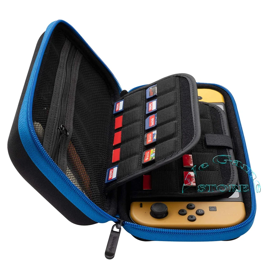 Nitendo Switch Console Portable Storage Bag 20 NS Game Cards Holder ...