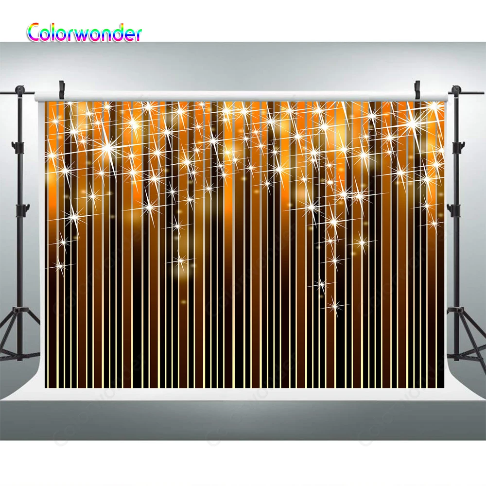 Orange And Black Gradient Ramp Vertical Stripes Photography Backdrop ...