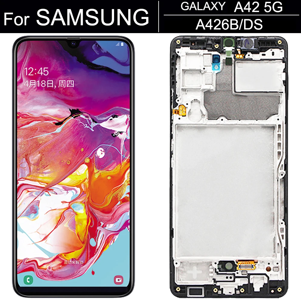 Pantalla AMOLED Original para Samsung Galaxy A42, 5G, A426, A426B, A426B/DS, pantalla LCD táctil ...