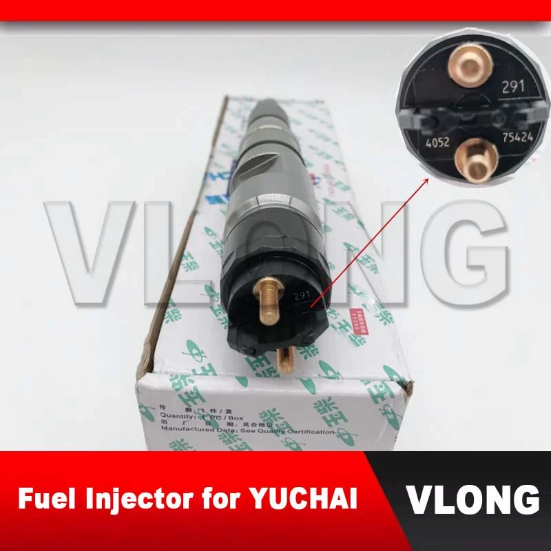 Genuine New Engine Common Rail Diesel Fuel Injector YC4E YC6J ...