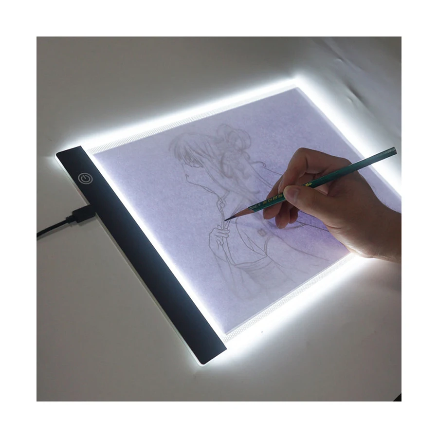 A3/A4/A5 Size Three Level Dimmable Led Light Pad,Tablet Eye Protection Easier for Diamond ...