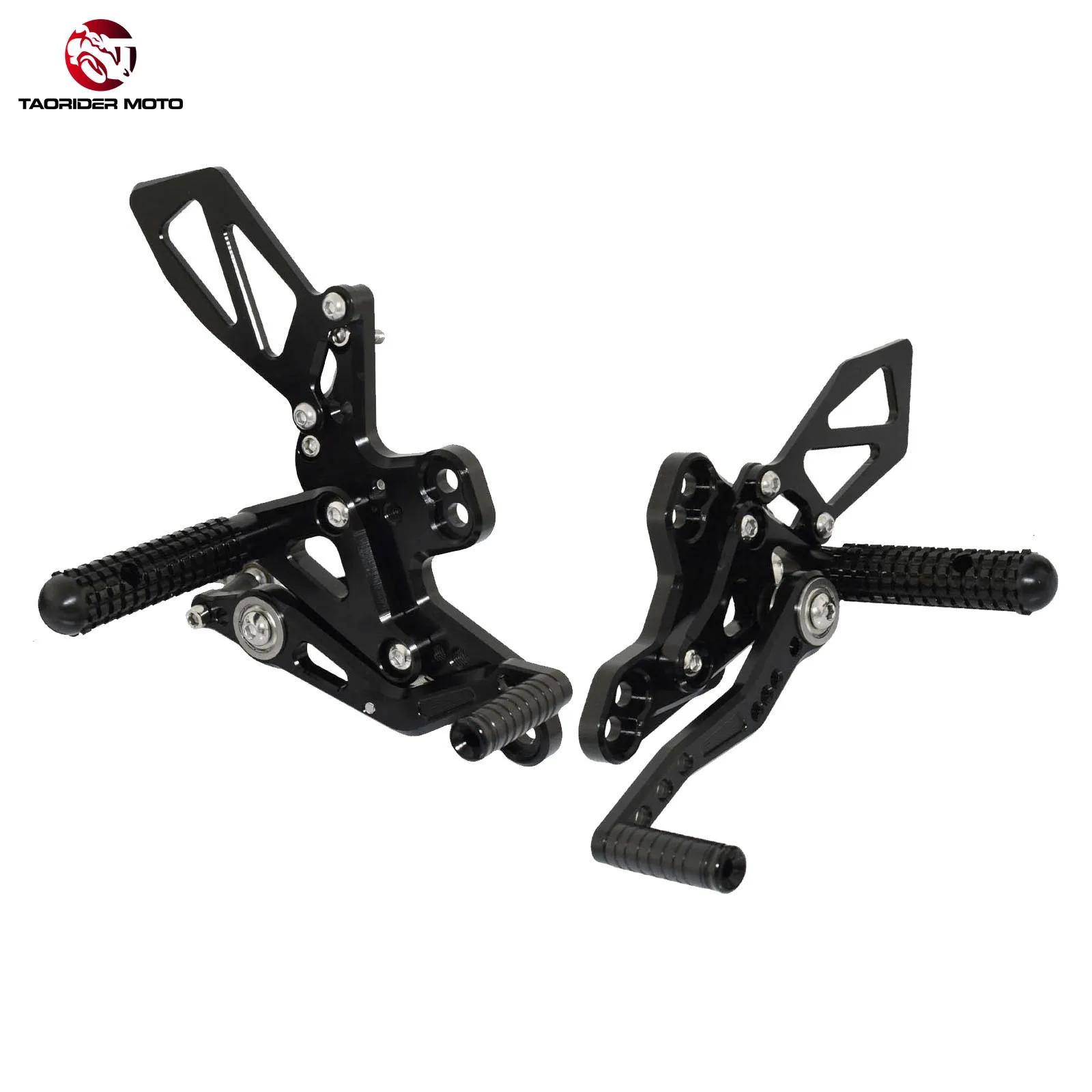 TAORIDER-MOTO Adjustable Rearset Footrests Foot Rest Pegs For HONDA ...