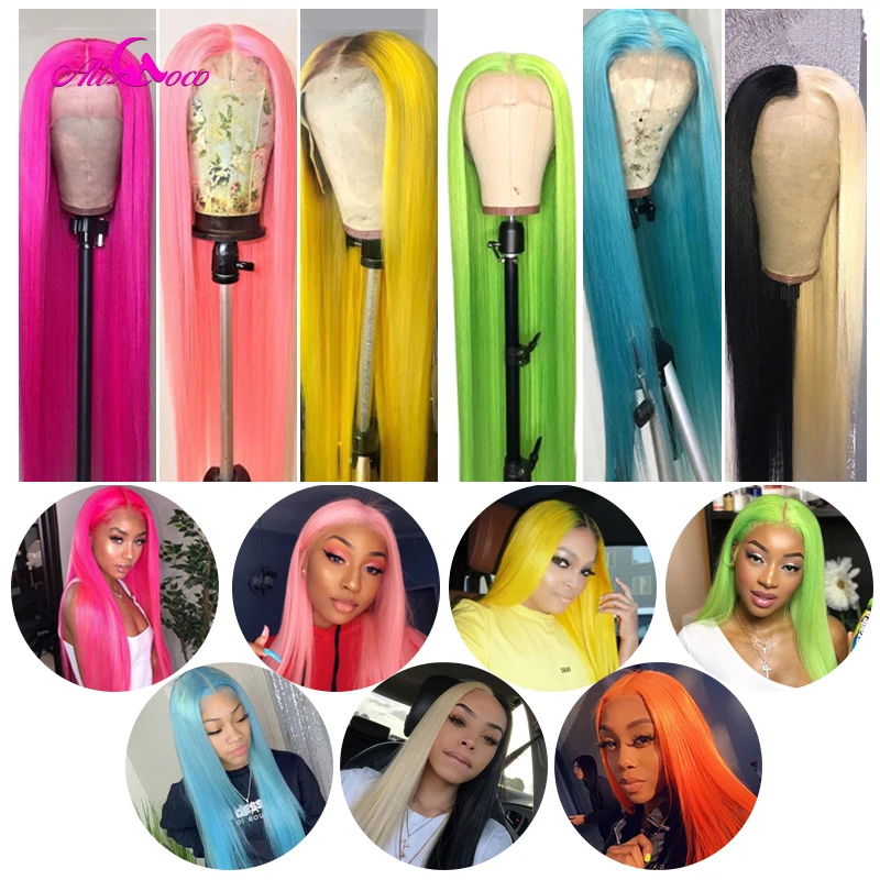 Ali-coco-13x4-rosa-la-o-frontal-peruca-de-cabelo-humano-brasileiro-remy ...