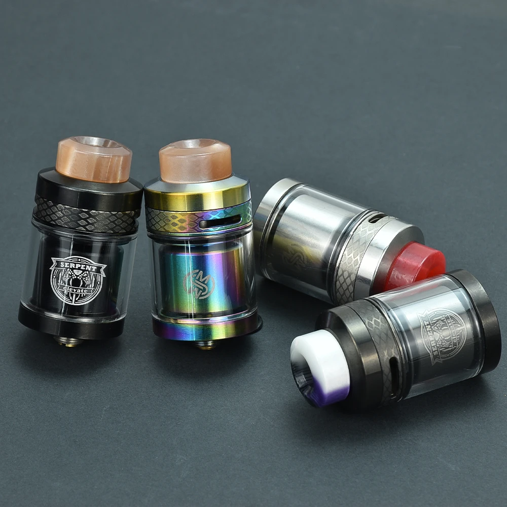 24mm Vape Serpent Elevate Rta Tank 3.5ml 4.5ml Top Filling Rebuildable ...