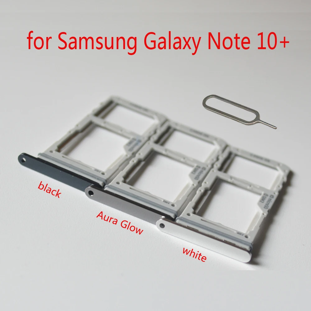 Bandeja SIM para samsung galaxy note 10 +, porta cartão SD, slot para ...