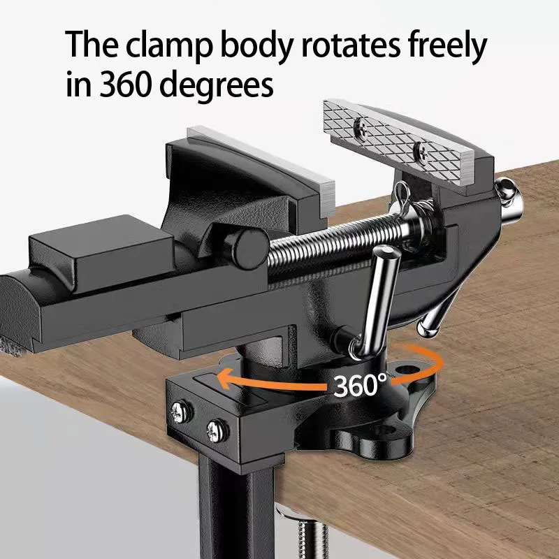 360-degree-rotating-multifunctional-vise-turntable-screw-vise-fixed ...