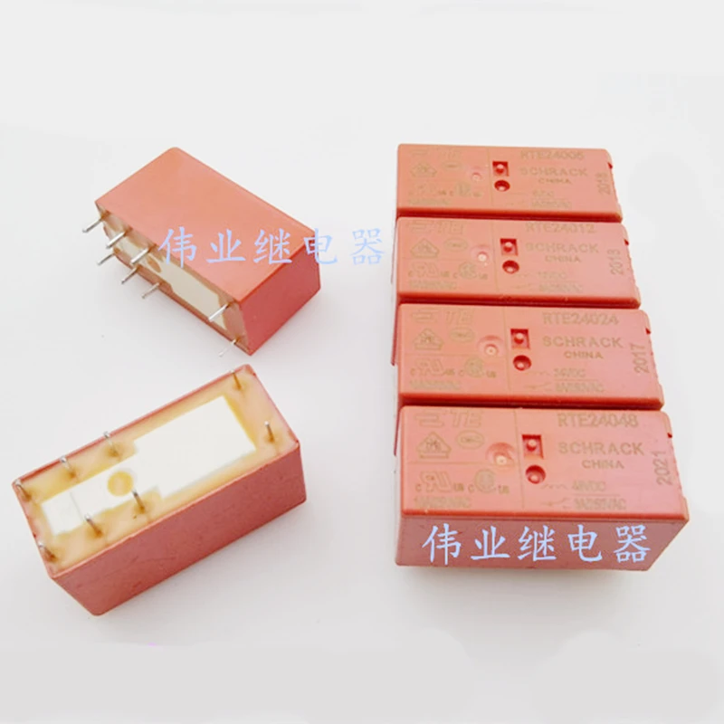 10pcs/lot Power Relay Rte24005 Rte24012 Rte24024 Rte24048 8a250vac 8pin ...