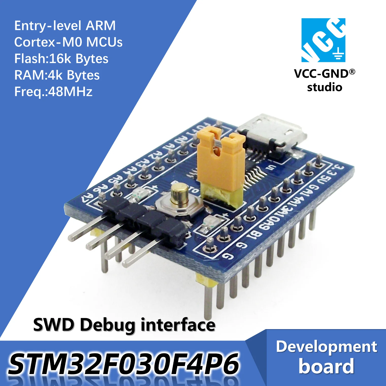 STM32F030F4P6 STM32F030 030F4 STM32F0 core dev board demo board Minimum ...