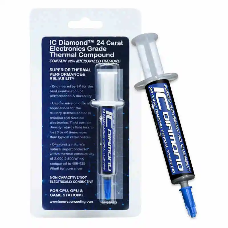 Innovation Cooling Icd24 Ic Diamond 24 Nano Diamond Silicon Grease Cpu ...