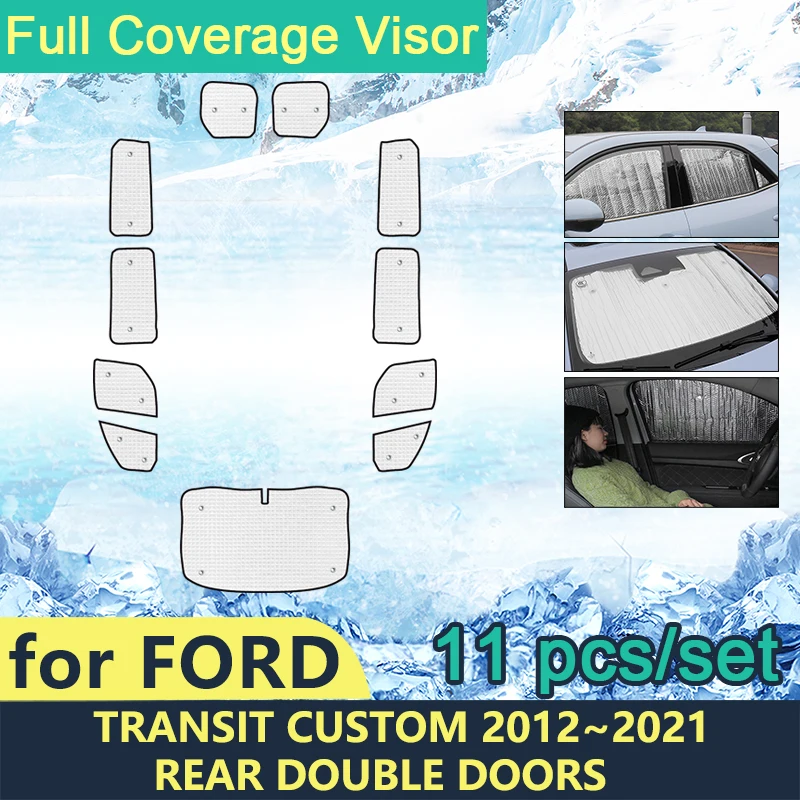 Full-Covers-Sunshades-For-Ford-Transit-Custom-2012-2021-Car-Sun ...