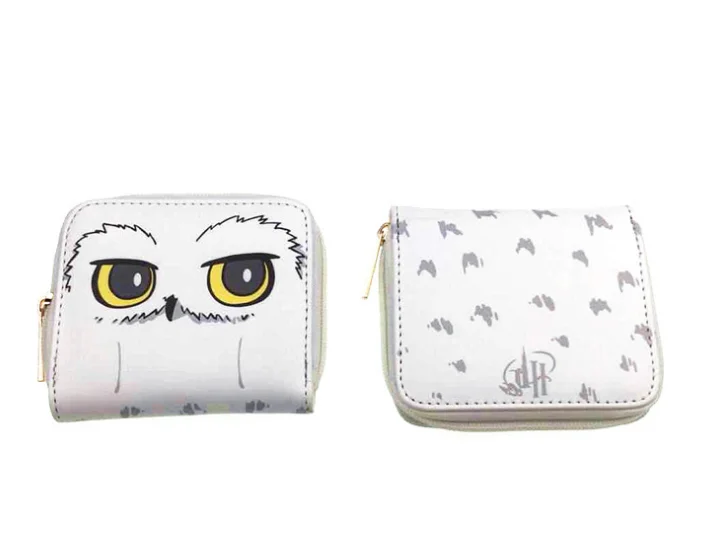 Cartera con cremallera de búho para hombre y mujer, bolso de mano para ...