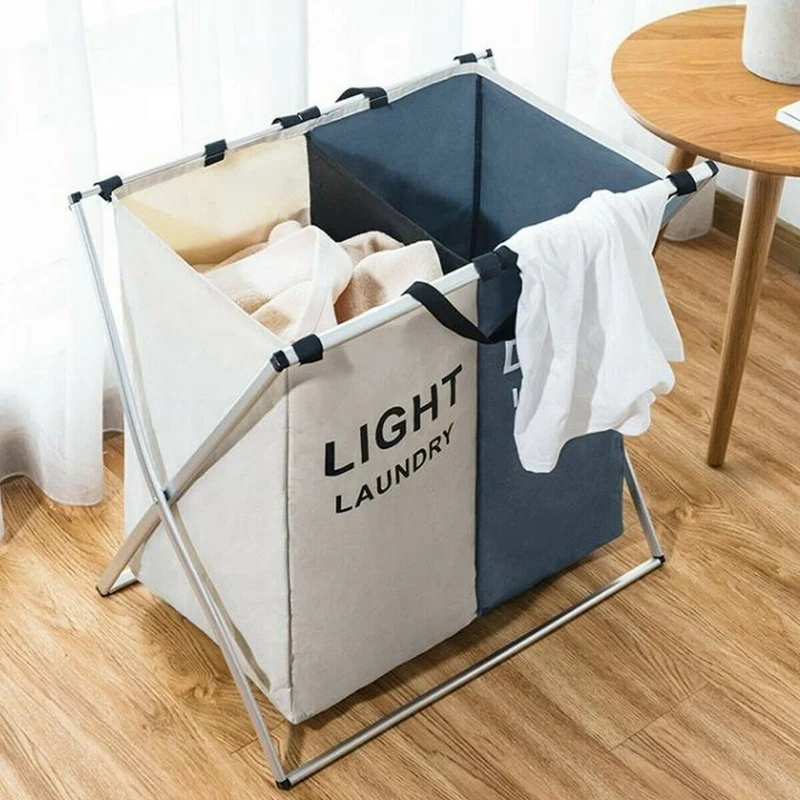 Hot New Basket Hamper for Laundry Foldable Wash Clothes Dirty Storage ...
