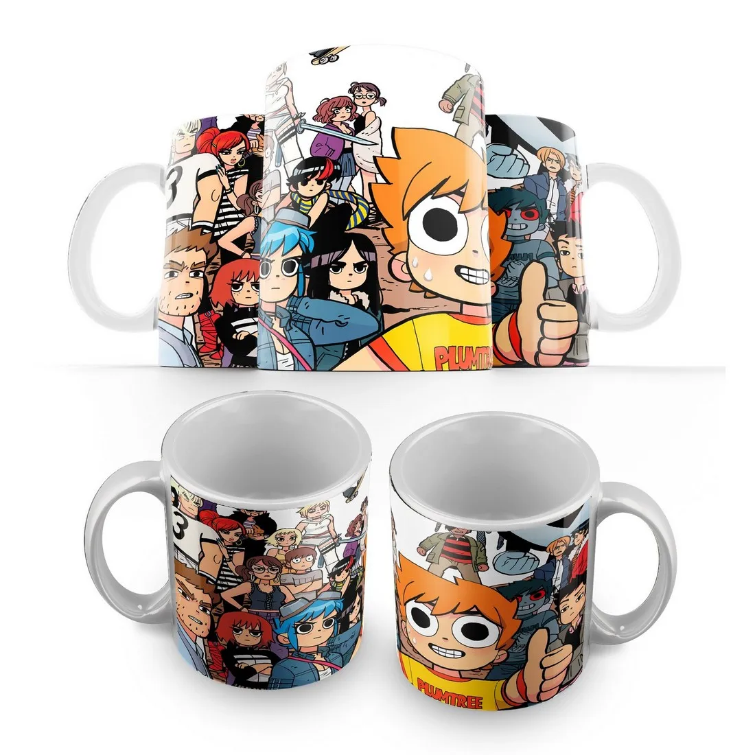 Кружка: Scott Pilgrim Comics(комикс, Марвел, Ди Си, Marvel, Dc ...