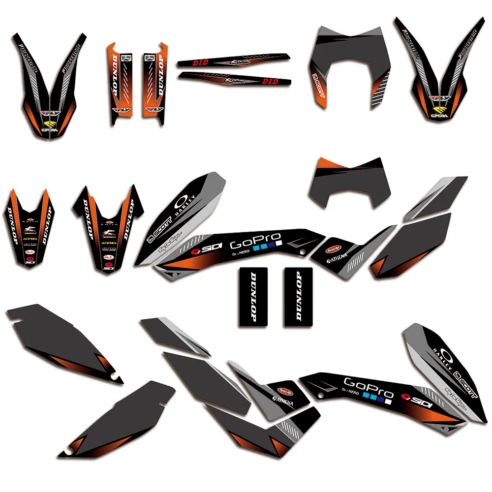 Complete-Graphic-Decal-Sticker-DECO-Dekor-Kits-For-KTM-SMCR-690-SMC-R ...