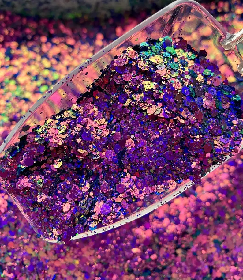 Craft Supplies & Tools Stamping Papercraft Glitter Chunky Glitter Fall ...