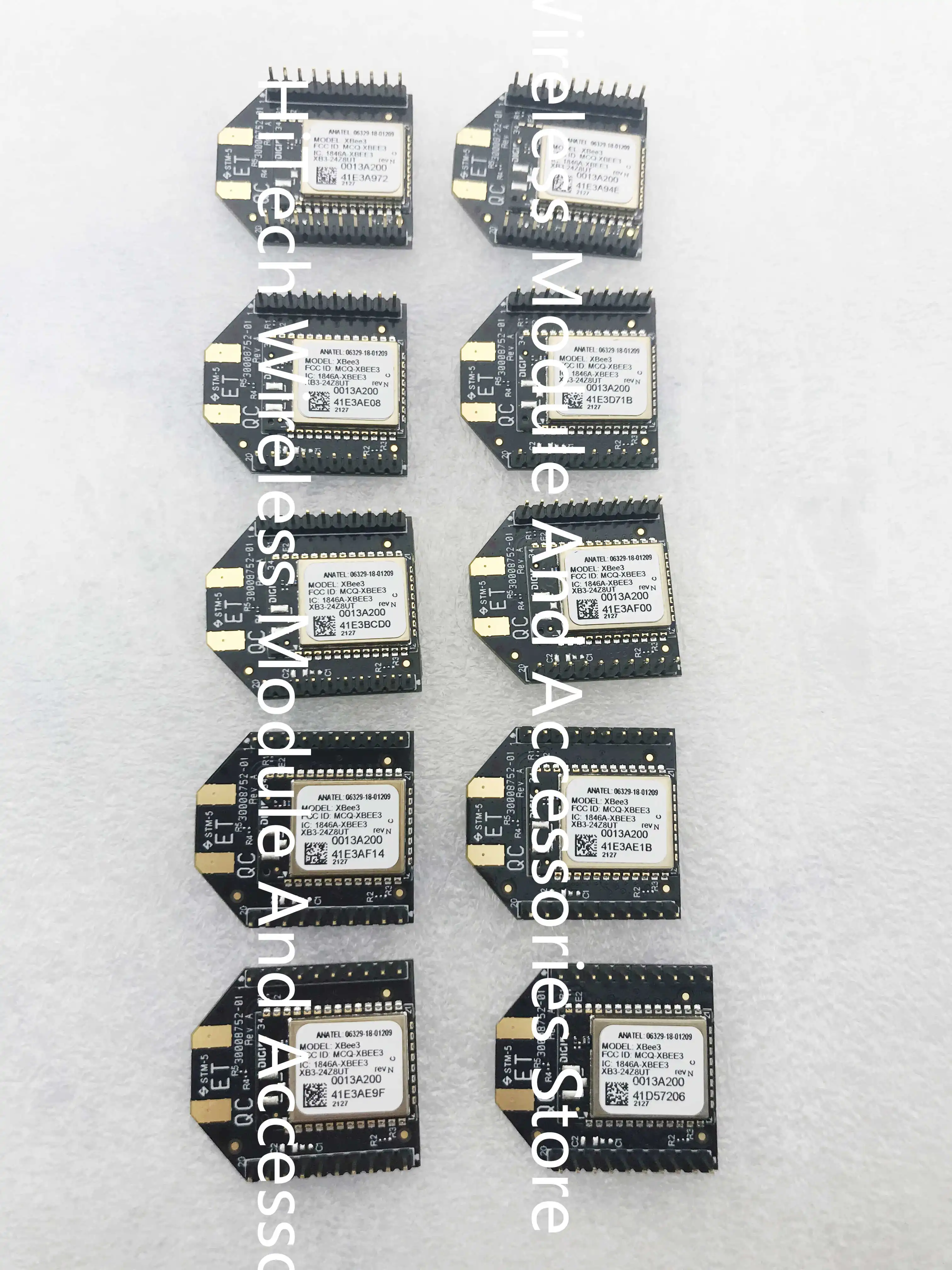 50PCS Digi XBee3 ZigBee 3.0 XB3-24Z8UT 2.4 Ghz Zigbee 3.0, U.FL Ant, TH ...