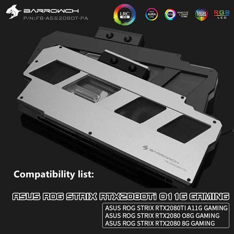 BARROW Water Block use for ASUS ROG STRIX RTX2080Ti O11G GAMING/ A11G ...