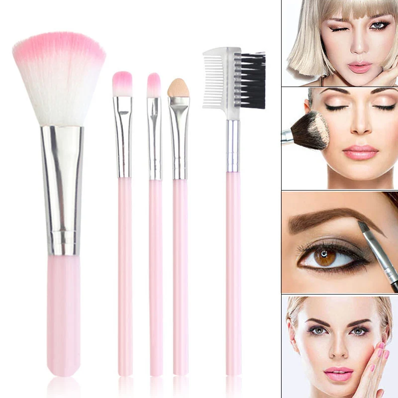5pcs/set Women Girl Makeup Brush Set Tools Eye Shadow Brush Powder ...