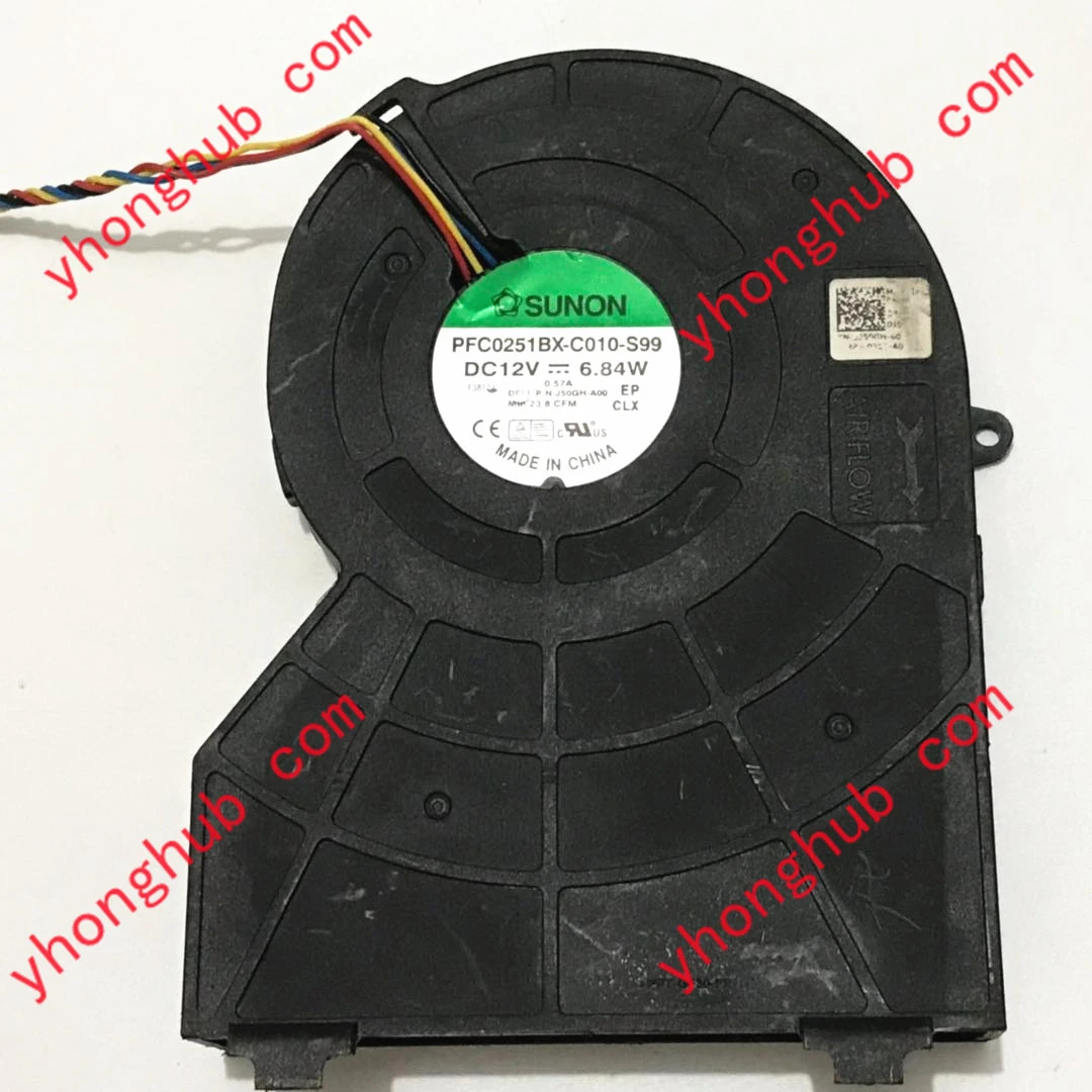 Sunon Pfc0251bx-c010-s99 Dc 12v 6.84w 4-wire Server Cooling Fan - Case ...