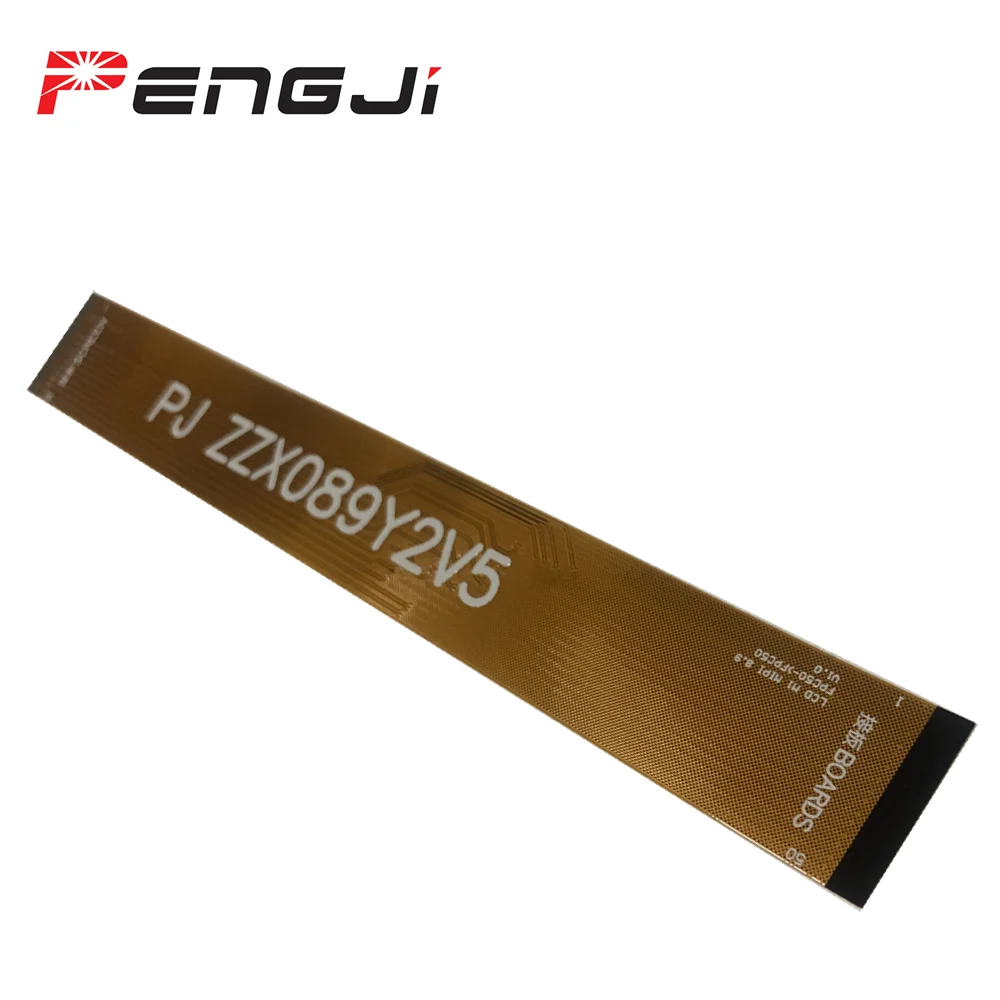 50pin 8 Lane Mipi Fpc Connected Cable For Pj089y2v5 8.9 Inch 4k ...