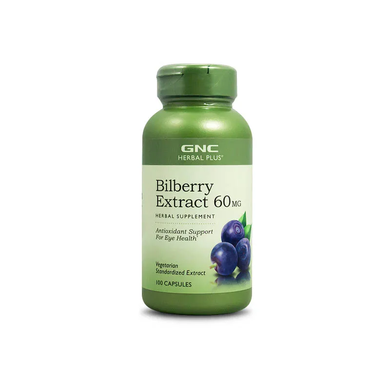 Free-shipping-Bilberry-Extract-60-mg-100-capsules-Antioxidant-Support ...