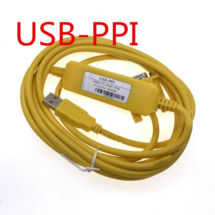 USB-PPI PLC Programming Cable USB to RS485 Adapter For Siemens S7-200 ...