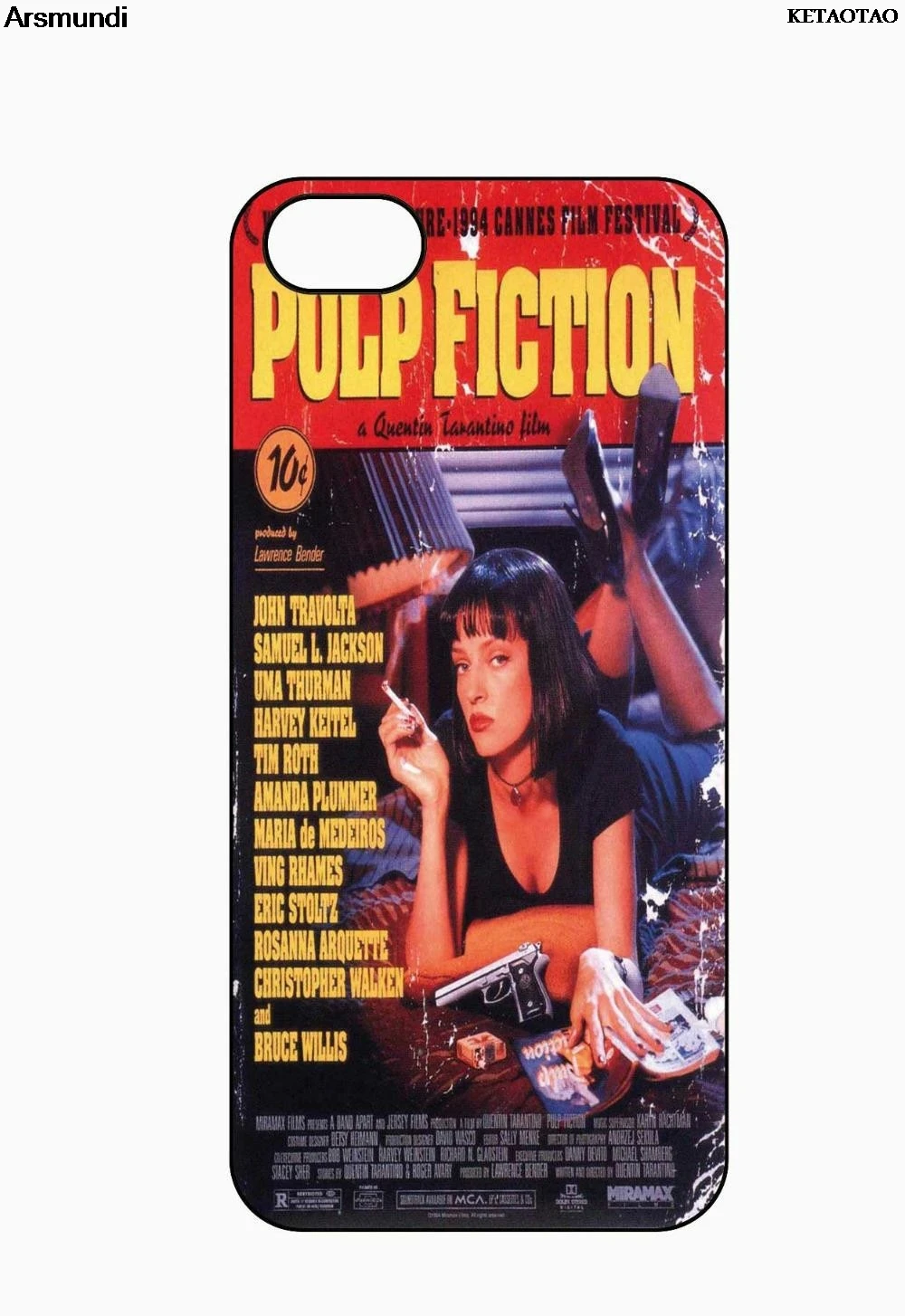 KETAOTAO PULP FICTION FILM AFFICHE Phone Cases for iPhone 4S 5C 5S 6S 7 ...