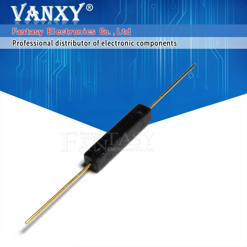 5 pces tipo plástico reed switch 2.7*14 normalmente aberto interruptor ...