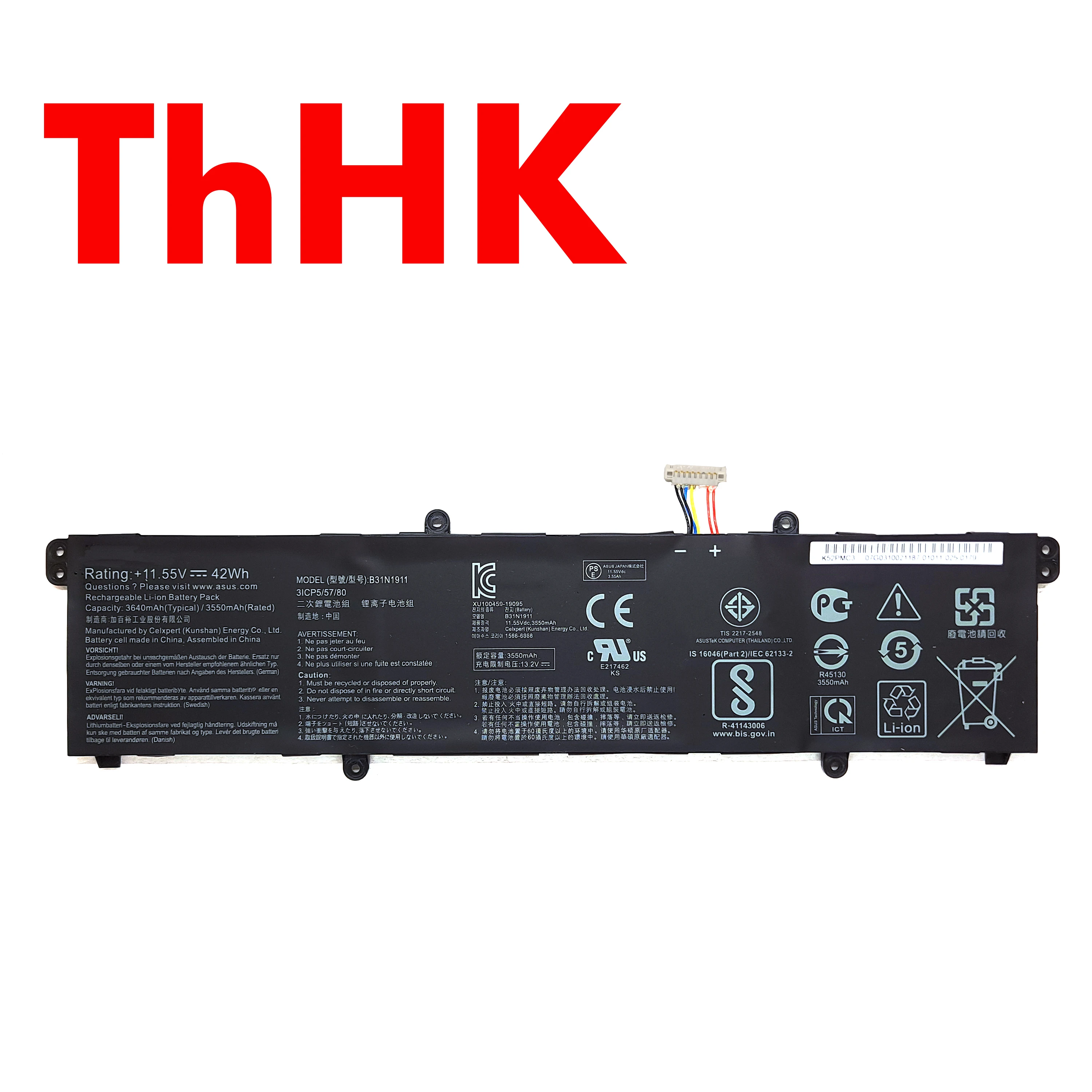 Genuine Original 42Wh B31N1911 C31N1911 Battery For ASUS Vivobook Flip ...