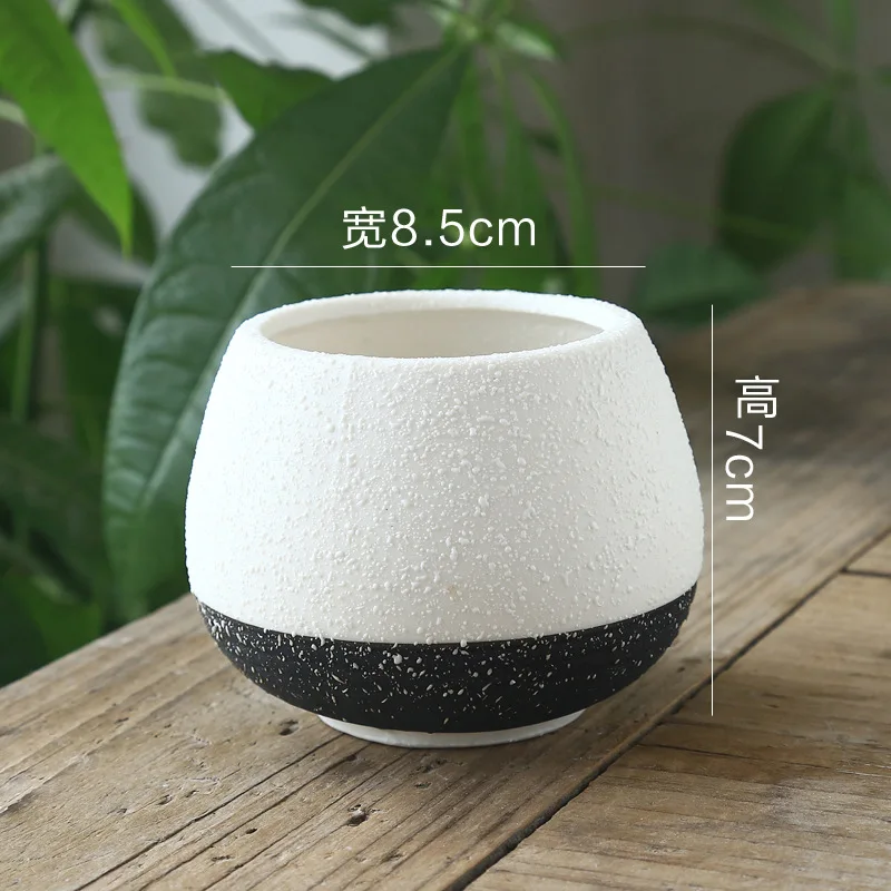 Simple Pot Painting Designs On Black Pot