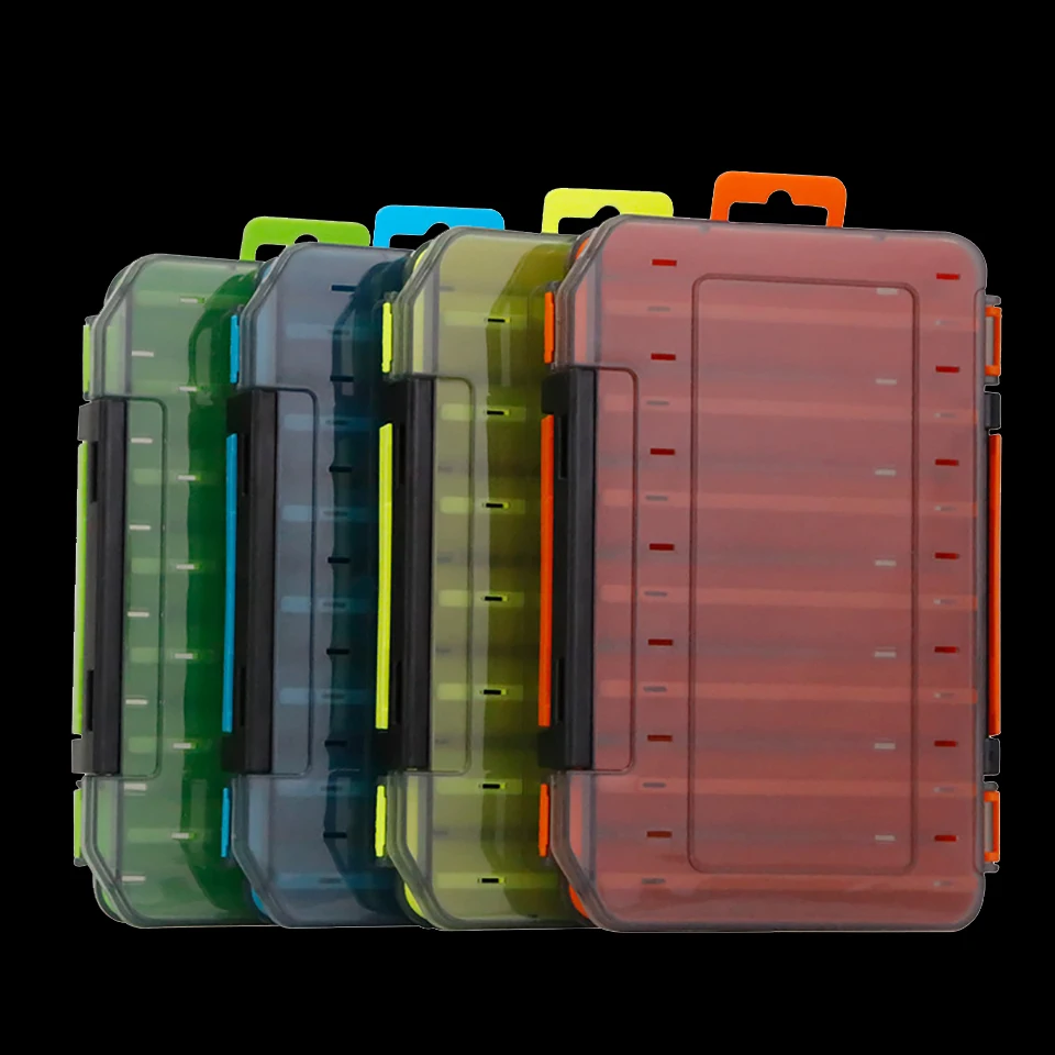 Walk Fish Fishing Lure Box Double Sided Lure Hook Storage Fishing ...
