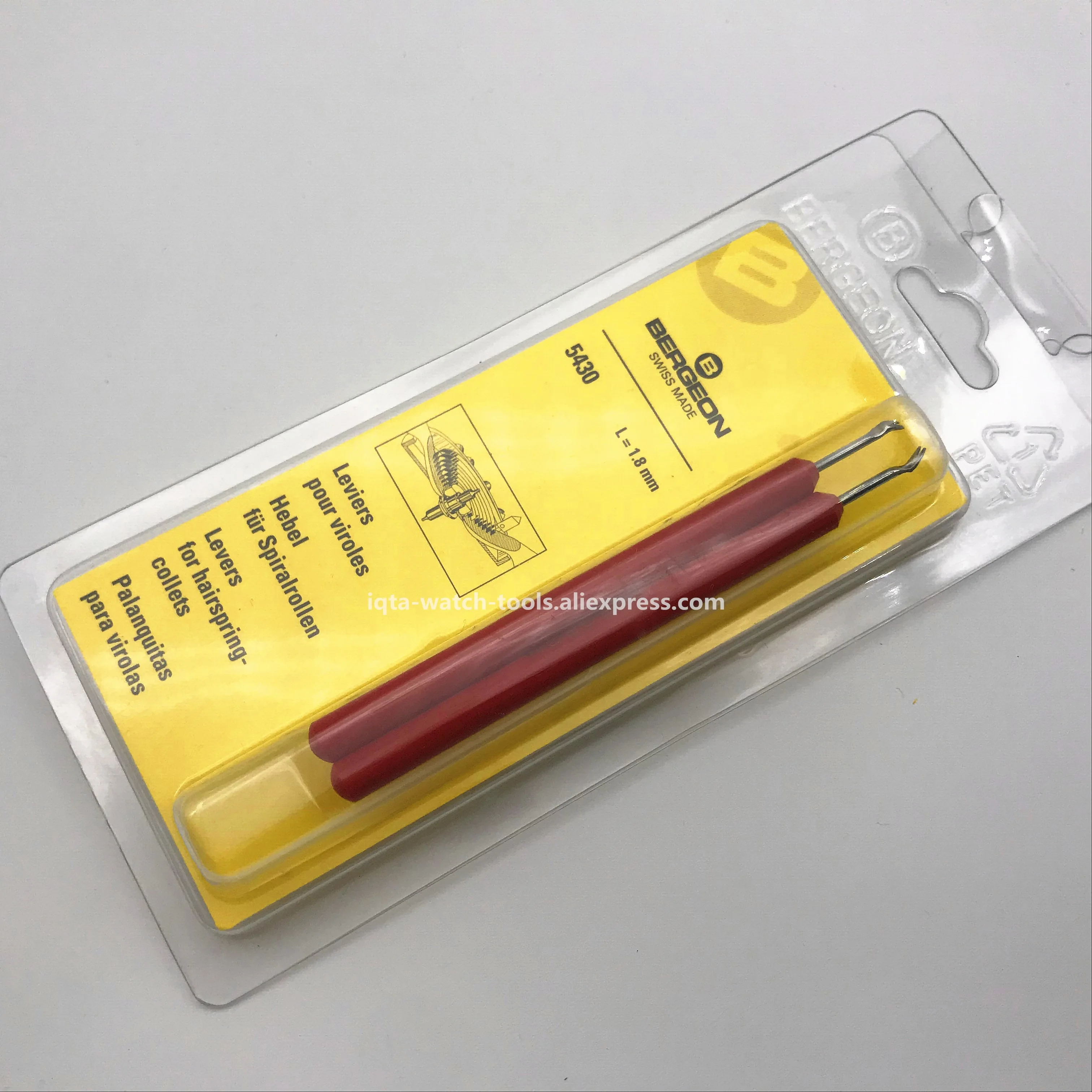 Bergeon 5430 Set Of 2pcs Watch Hands Tool With 2 Levers For Hairspring ...