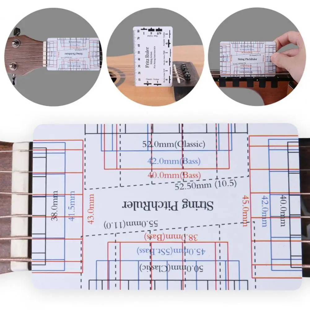 Portable-Guitar-String-Action-Gauge-String-Pitch-Ruler-Measuring-for ...