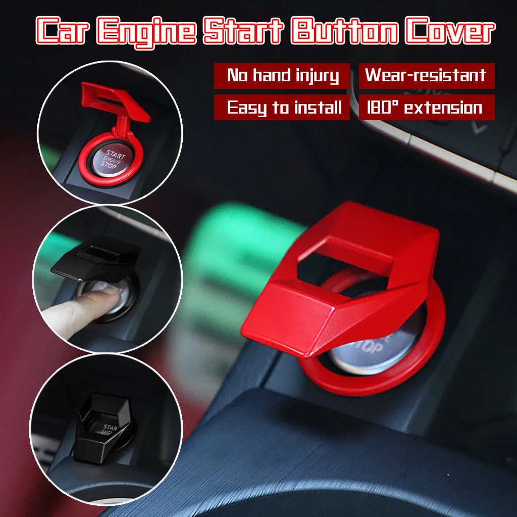 Car-Engine-Start-Stop-Button-Ring-Ignition-Cover-For-Opel-astra-Mokka ...