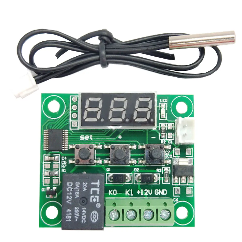 W1209-Blue-Red-light-DC-12V-heat-cool-temp-thermostat-temperature ...