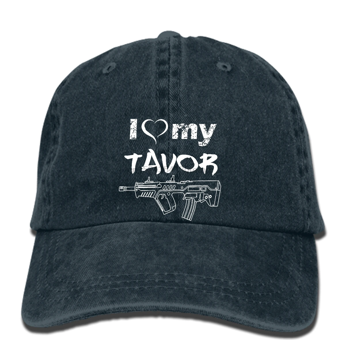hip hop Baseball caps I love heart my Tavor gun machine rifle graphic ...