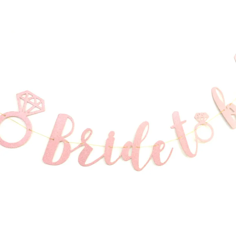 BANDEROLE,4m rose gold banner--Décoration de fête'enterrement de vie de ...
