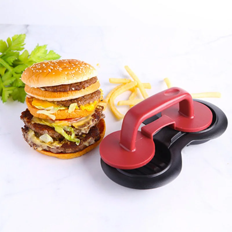 Hot Selling Burger Meat Press 2-hole Manual Meat Press Abs Hamburger ...