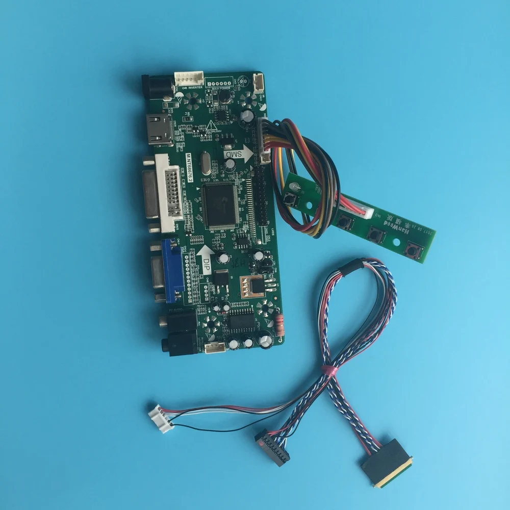 DVI M.NT68676 VGA LED LCD HDMI audio controller board driver kit DIY for LTN145AT01-301 1366*768 ...