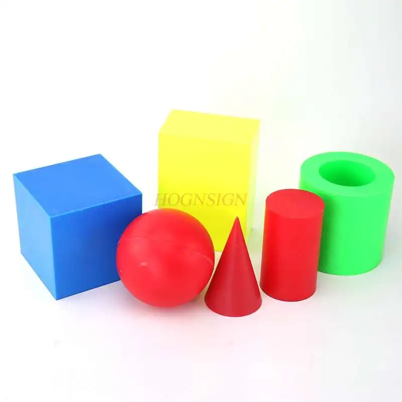 Cube Cuboid Cylinder Cone Geometry Volume Model Demonstration Teaching ...